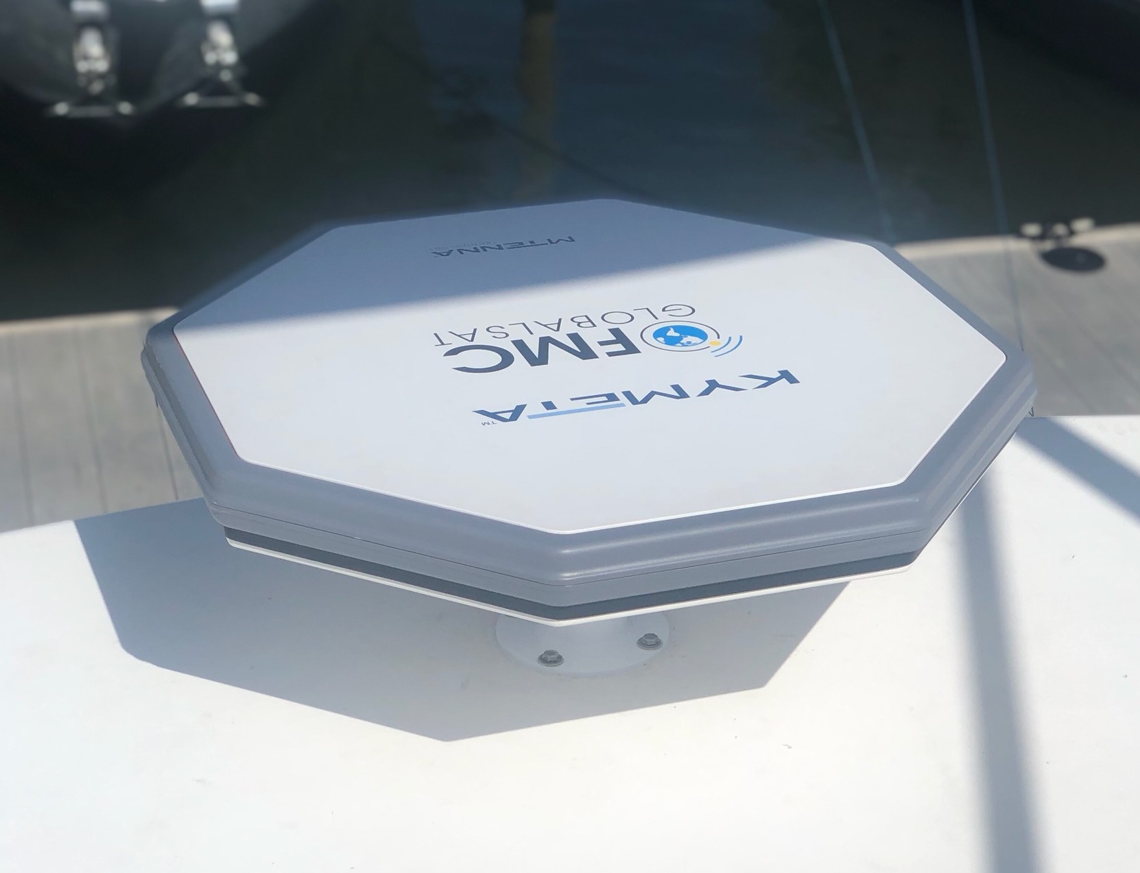 First Deployment of a Kymeta Sat Antenna