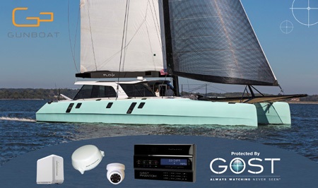Gunboat Catamarans Feature GOST Security, Monitoring Systems